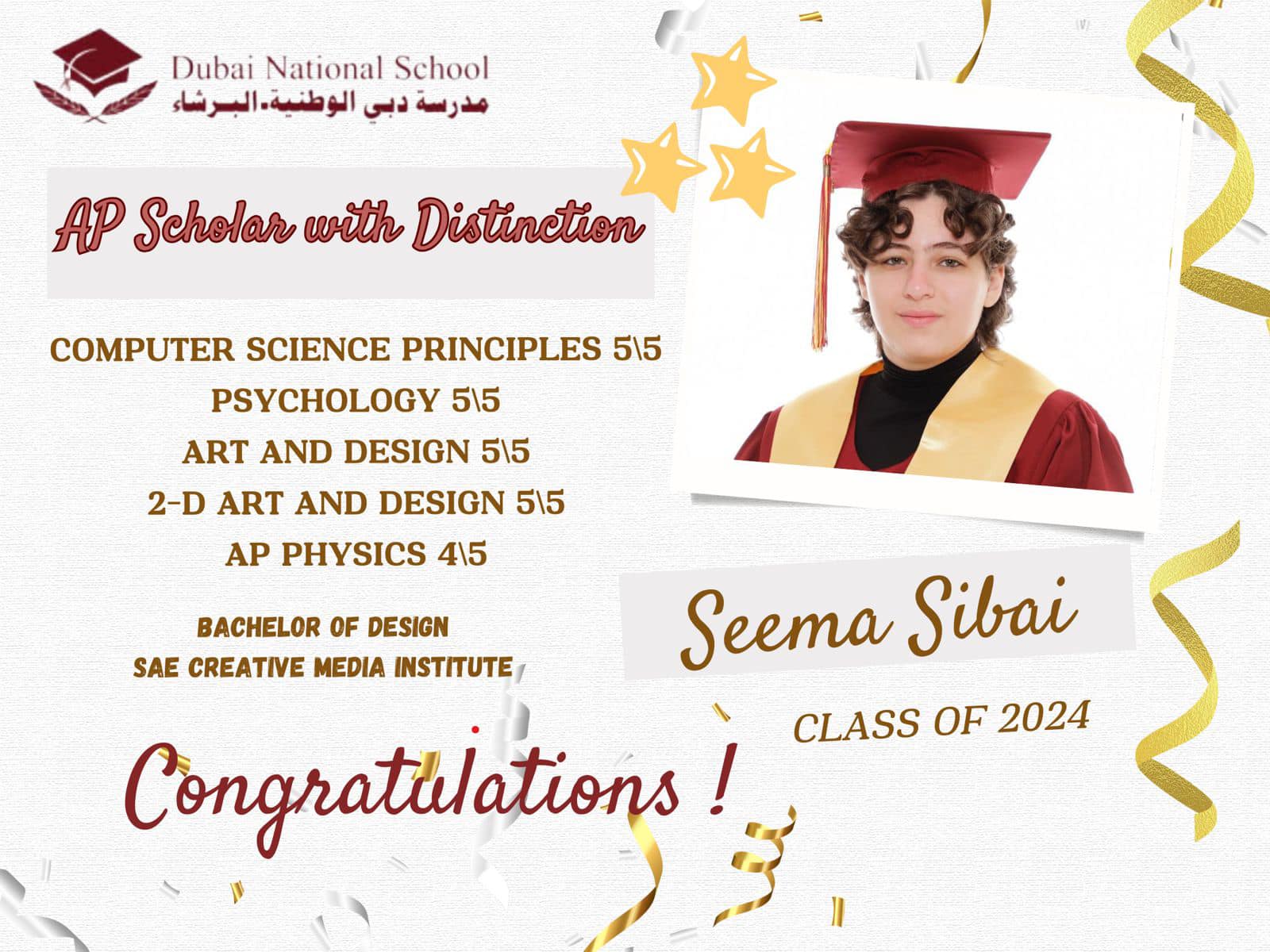 AP Scholars - Dubai National School